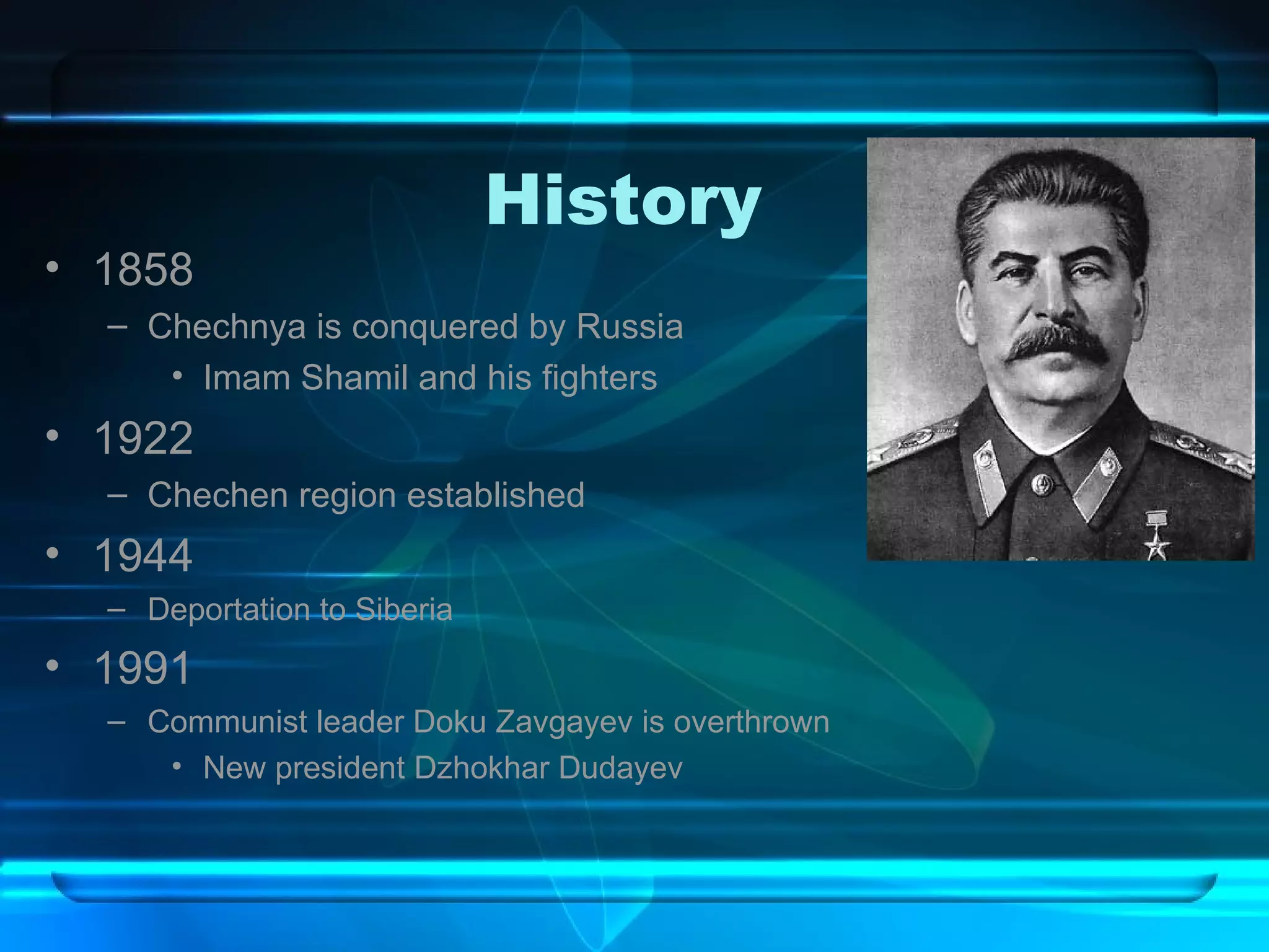 THE CHECHEN CONFLICT | PPT
