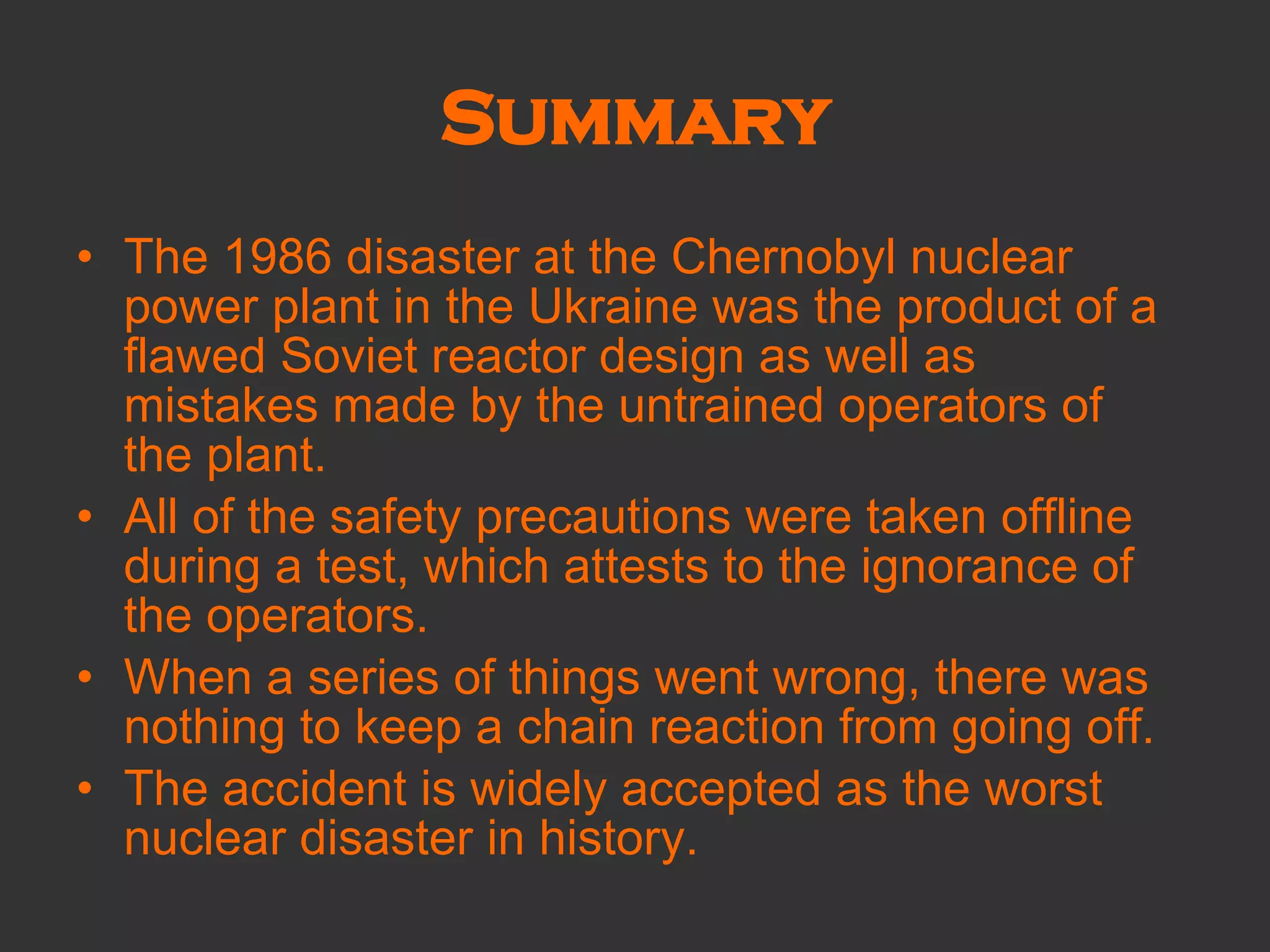 Chernobyl | PPT