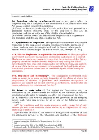 The Child and Adolescent Labour (Prohibition and Regulation) Act, 1986 ...