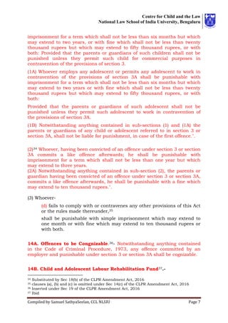 The Child and Adolescent Labour (Prohibition and Regulation) Act, 1986 | PDF