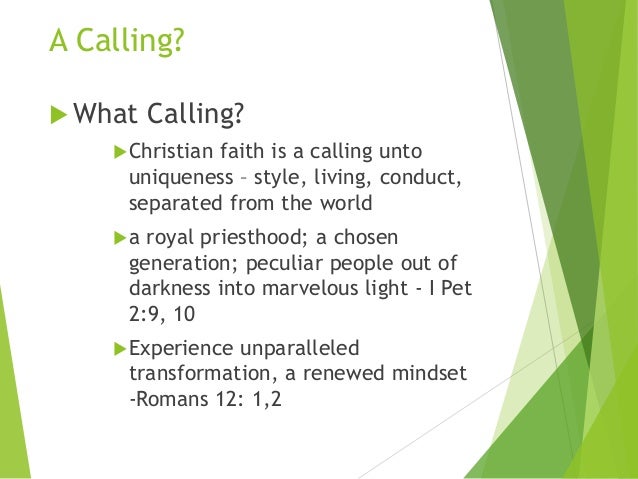The Christian Calling by Bro Monday Umoh