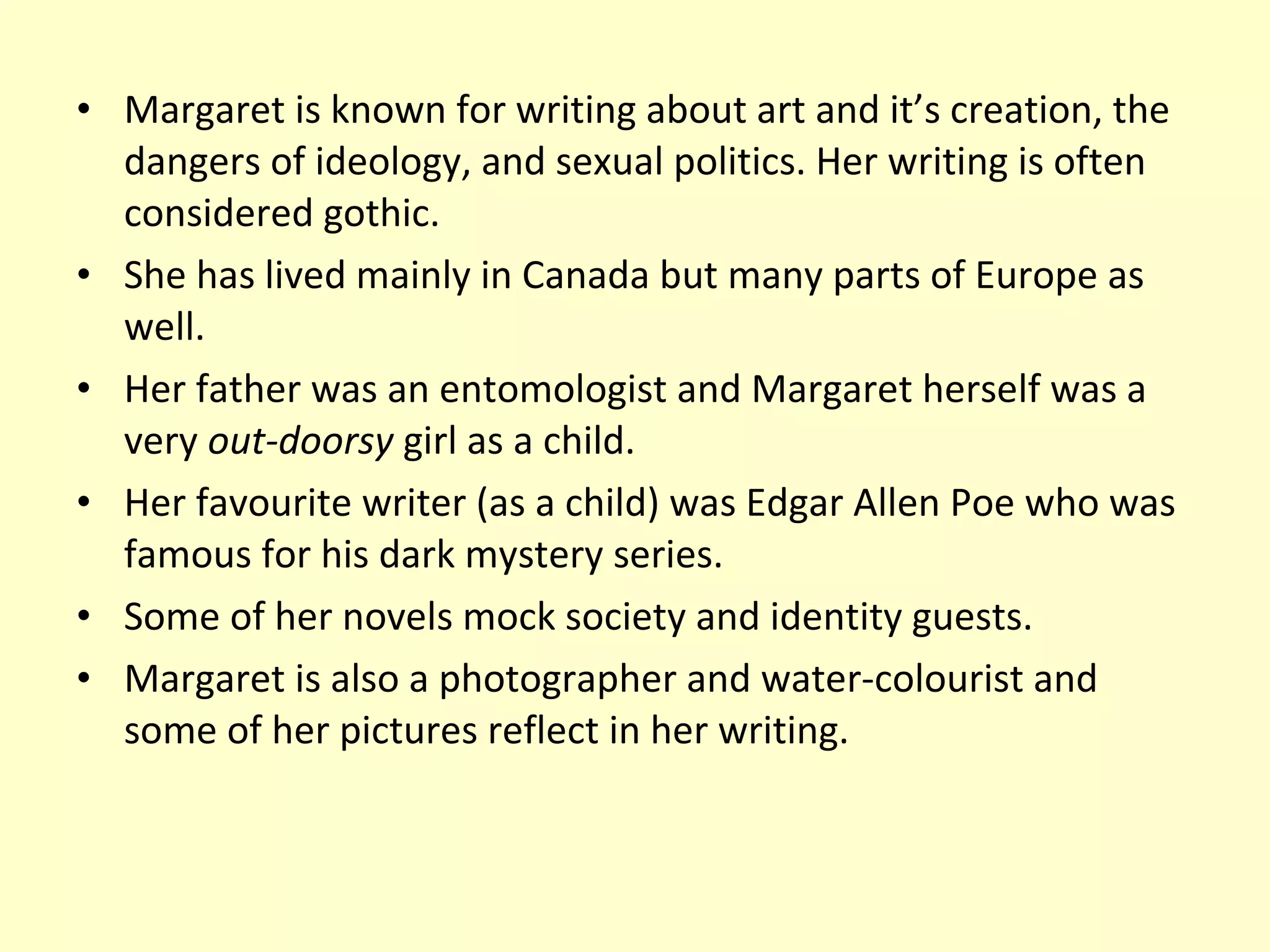 The city-planners-margaret-atwood-literature | PPT