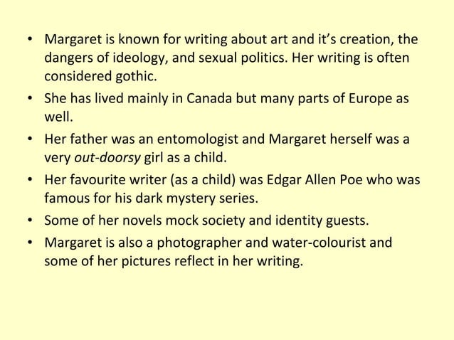 The city-planners-margaret-atwood-literature | PPT