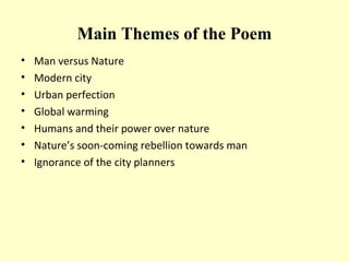 The city-planners-margaret-atwood-literature | PPT