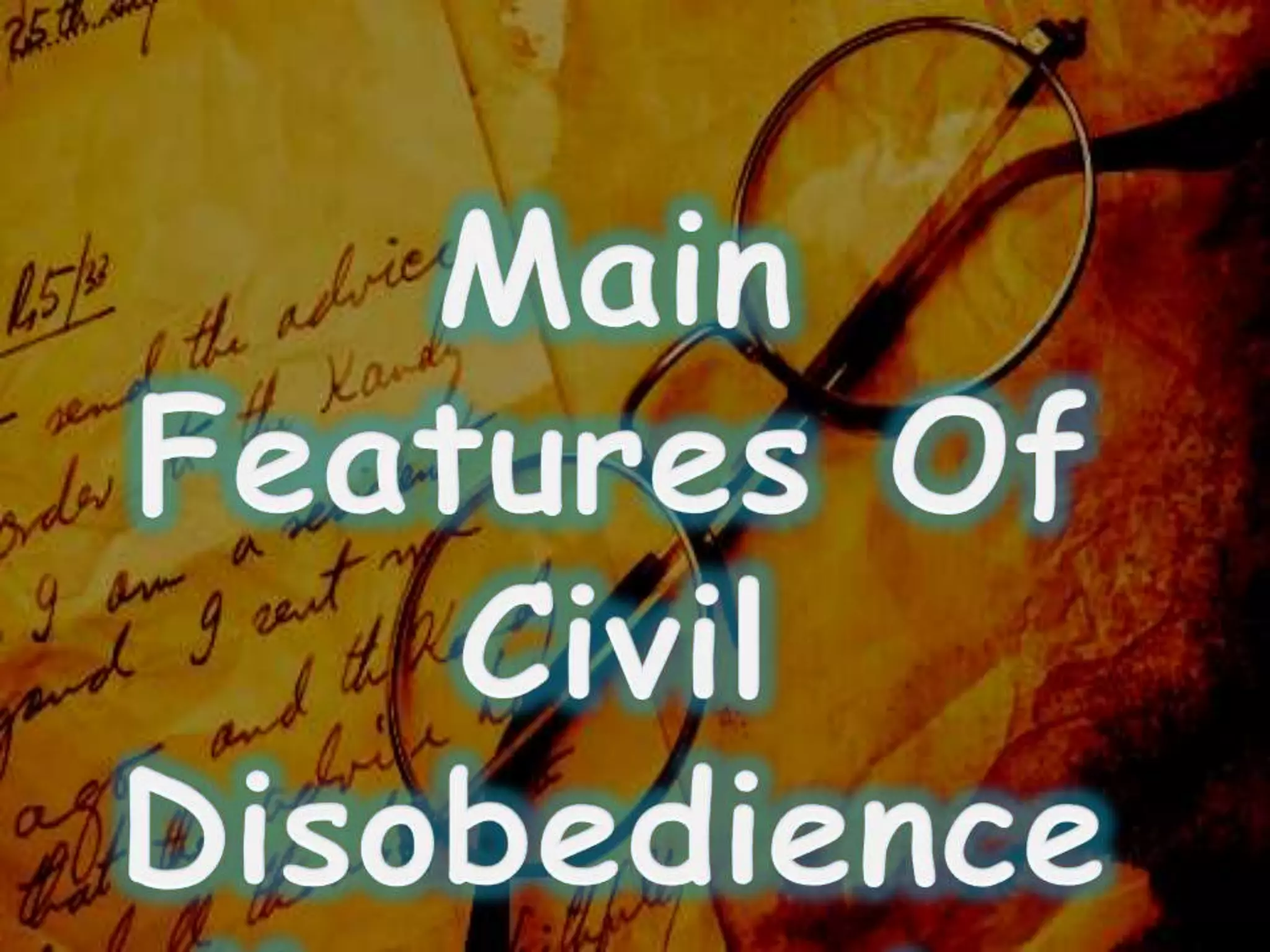 The Civil Disobedience Movement | PPTX