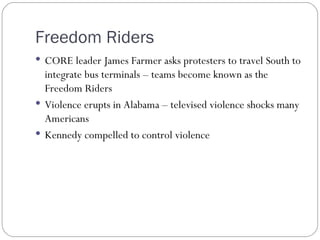 Chapter 29 - The Civil Rights Movement | PPT