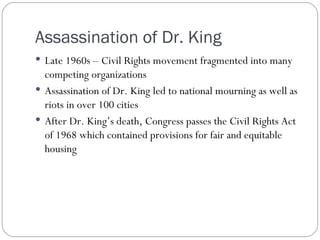 Chapter 29 - The Civil Rights Movement | PPT