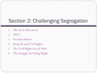 Chapter 29 - The Civil Rights Movement | PPT