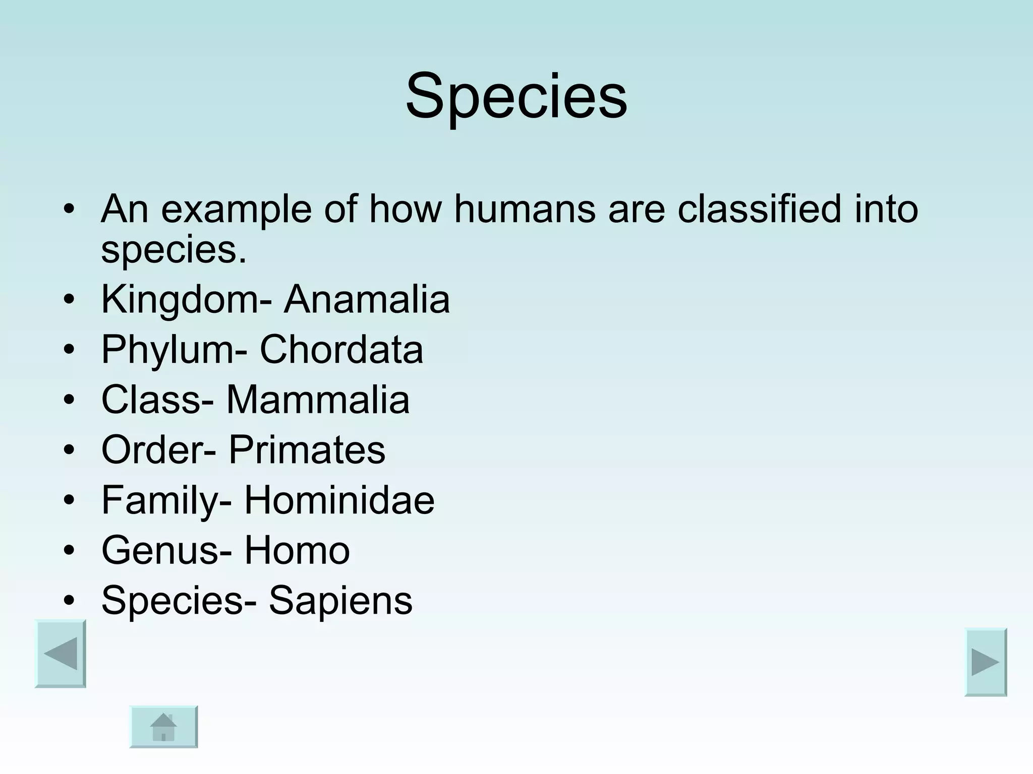 The Classification Of Living Organisms Ed205 | PPT