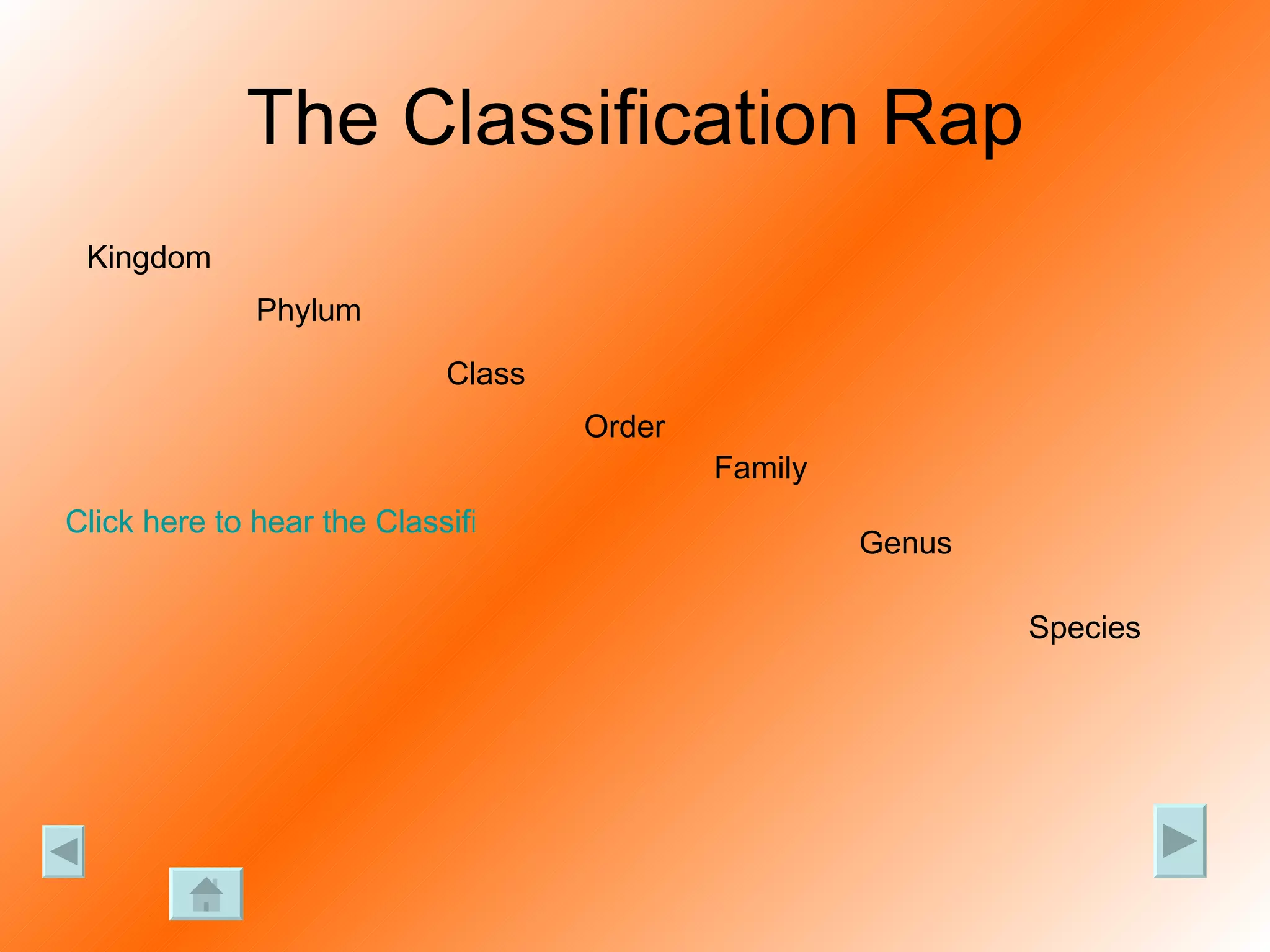The Classification Of Living Organisms Ed205 | PPT