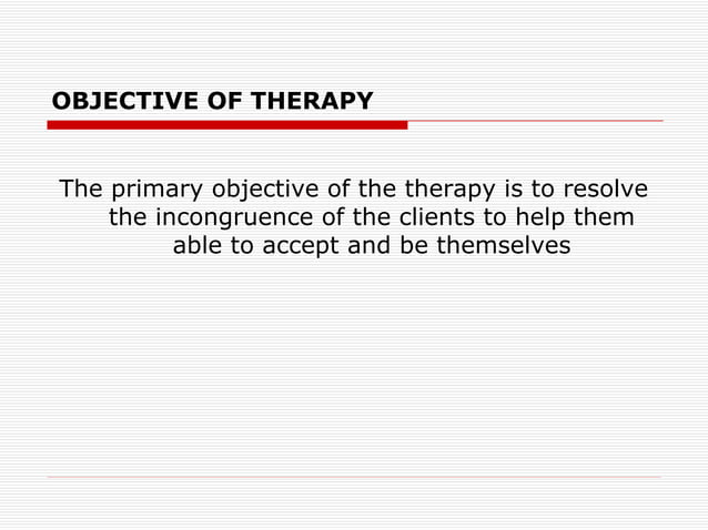 Client-centered therapy | PPT