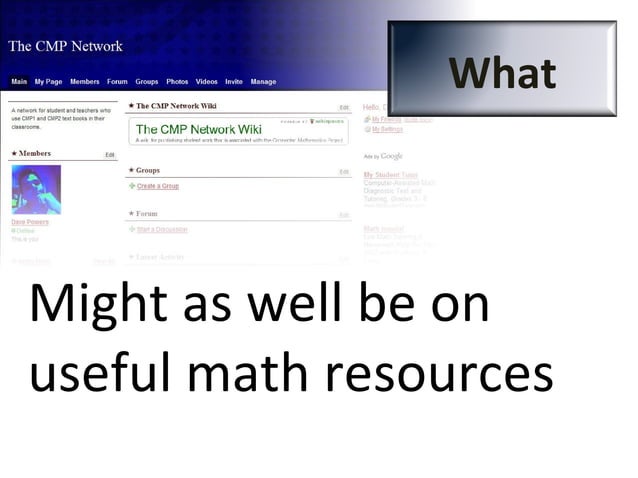 The CMP Network - wiki | PPT