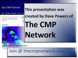 The CMP Network - wiki | PPT