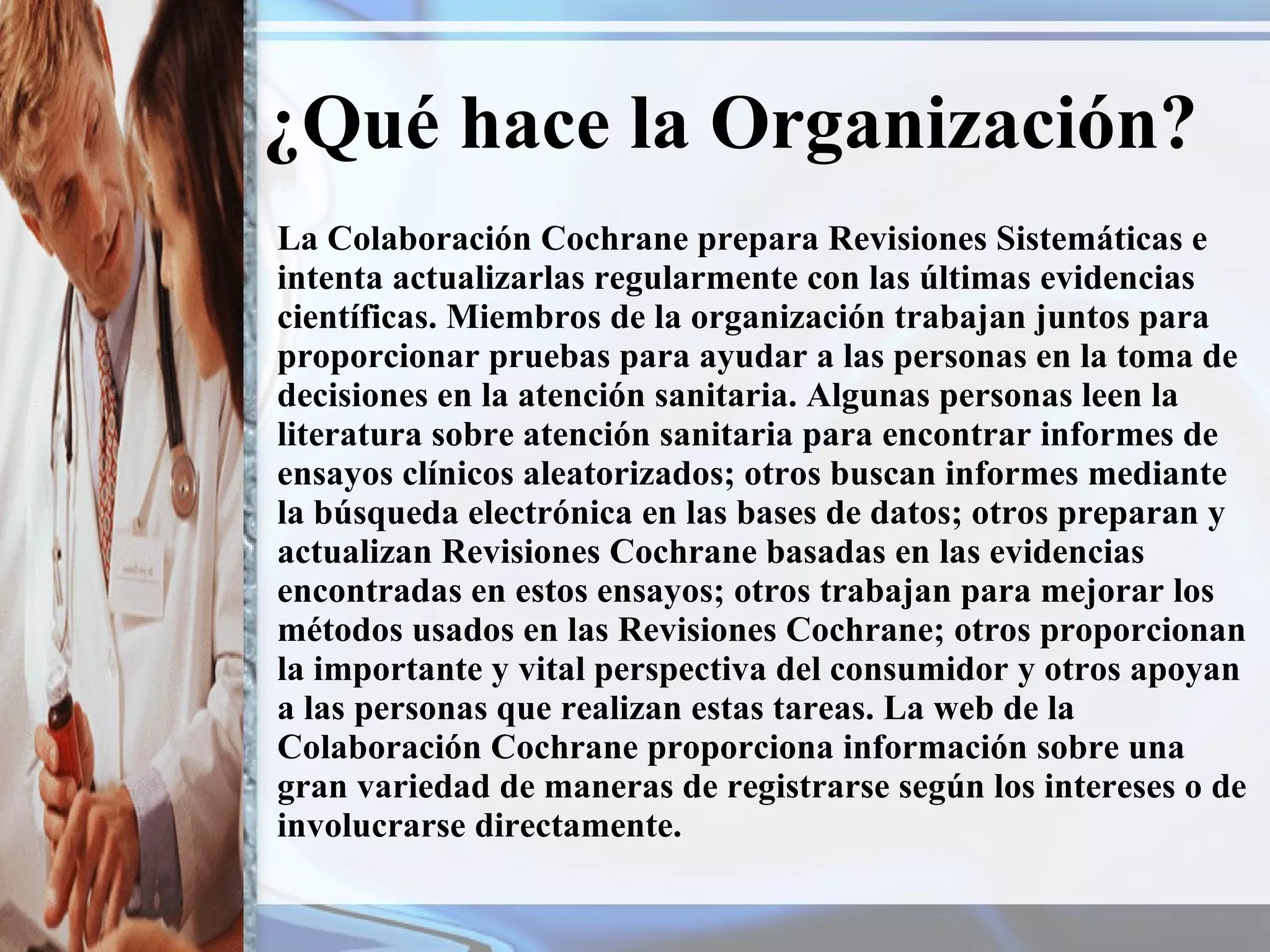 The Cochrane Collaboration | PPT