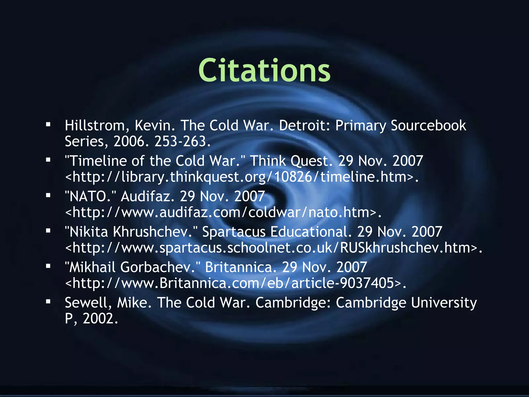 The Cold War | PPT