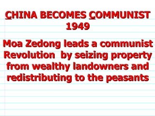 The Cold War in Asia | PPT