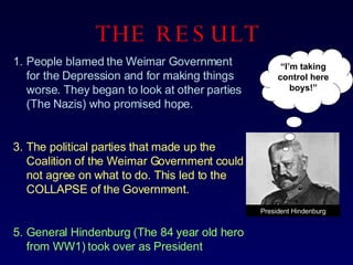 The collapse of the Weimar Republic | PPT