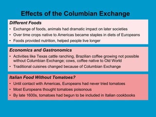 The Columbian Exchange | PPT
