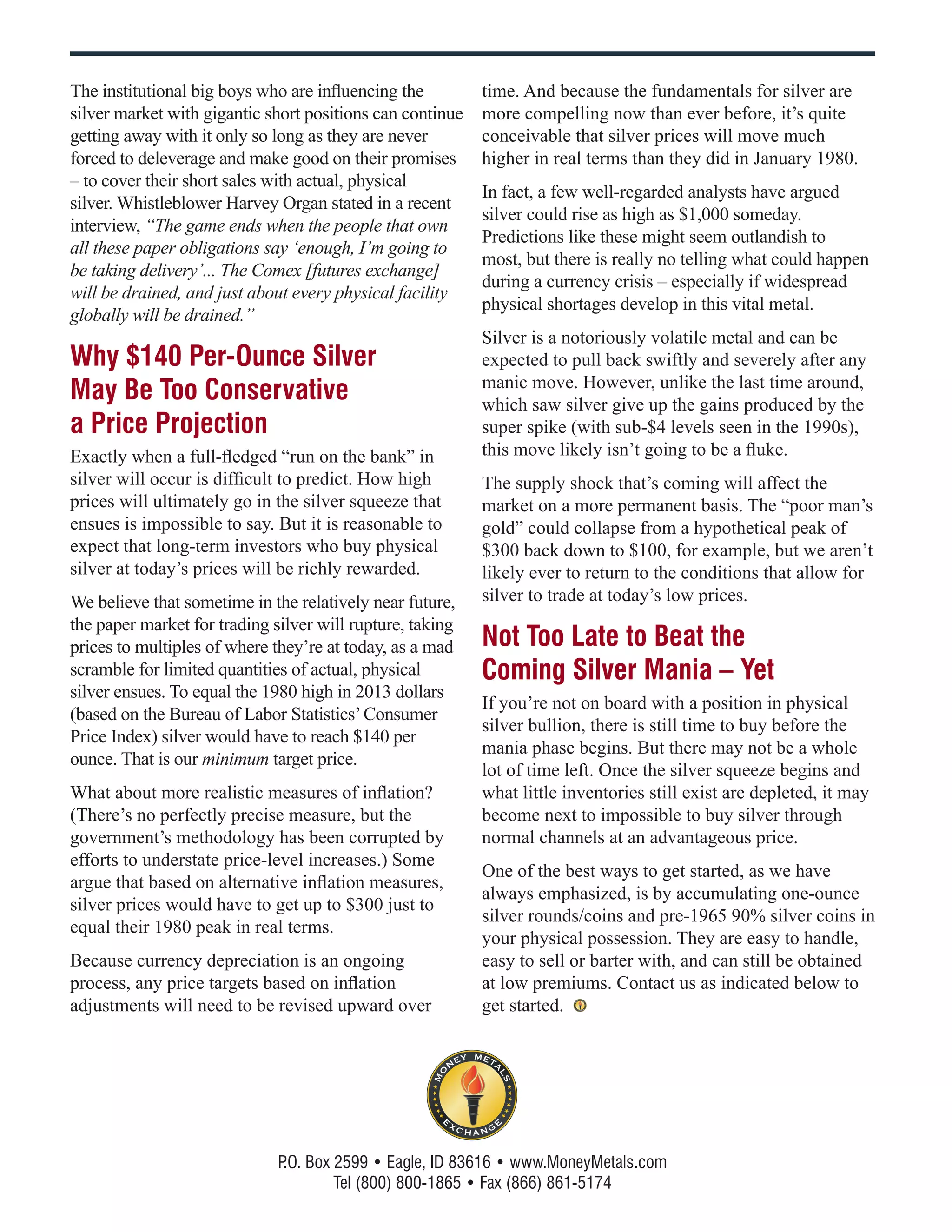 The coming-silver-squeeze | PDF