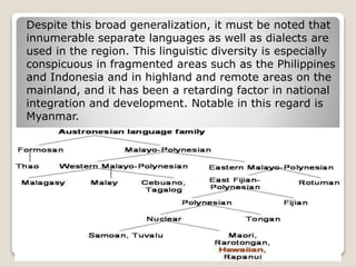 THE-COMMON-LANGUAGE-TREE Family in Southeast Asia | PPTX