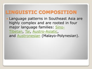 THE-COMMON-LANGUAGE-TREE Family in Southeast Asia | PPTX