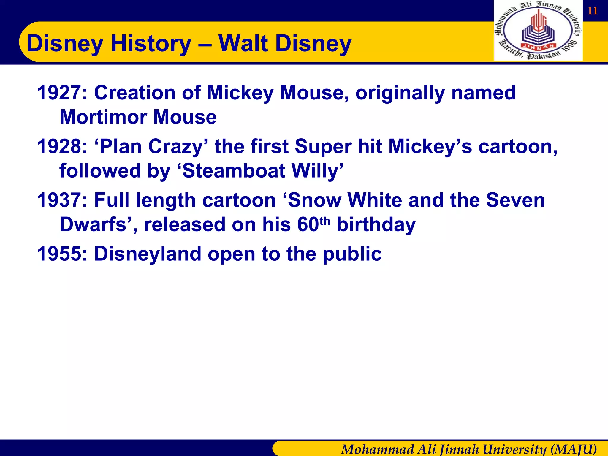 The Company Presentation - Walt Disney | PPT