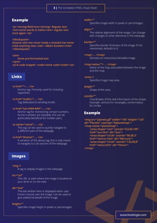 The complete-html-cheat-sheet | PDF