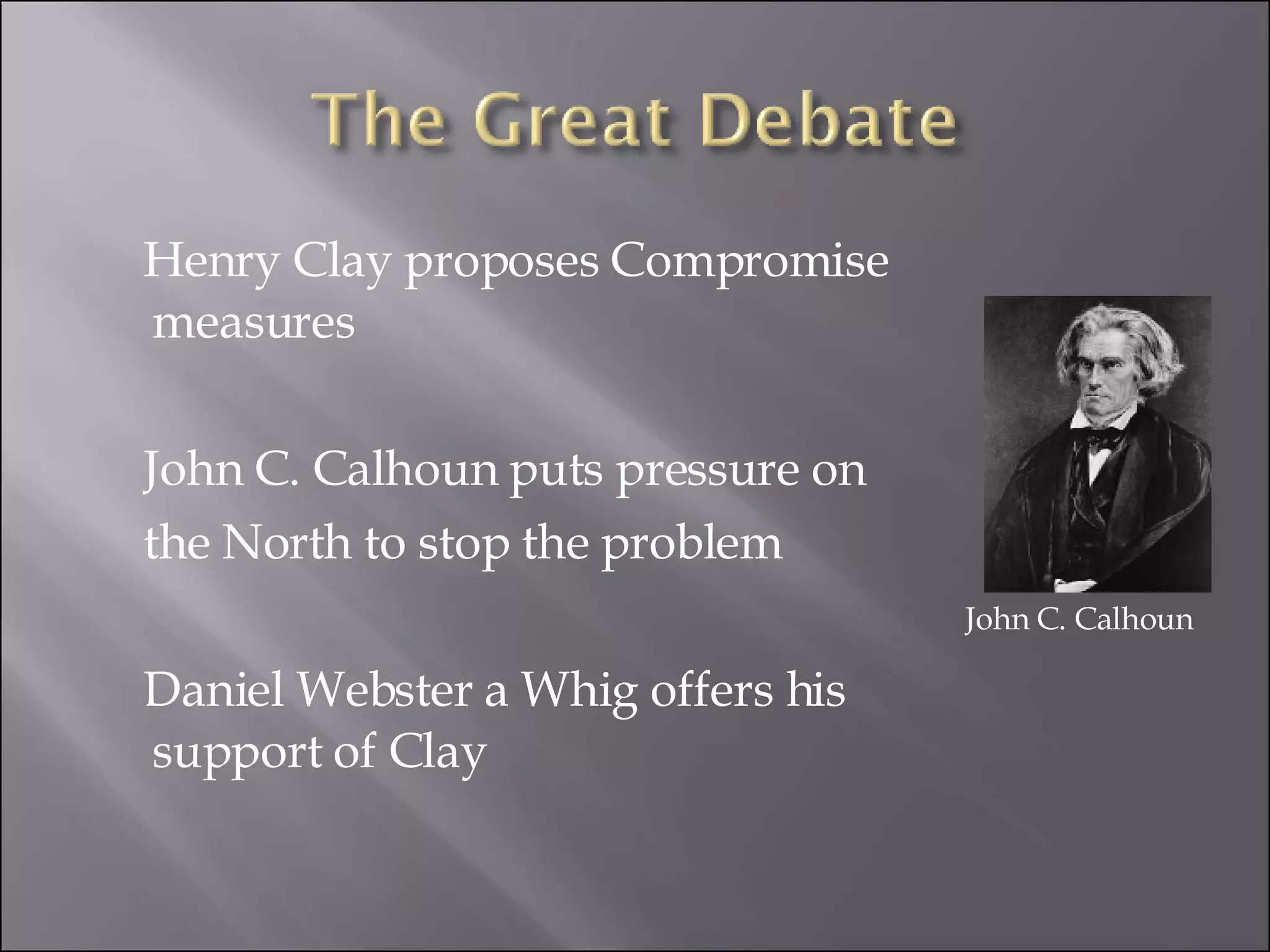 Compromise of 1850 | PPT
