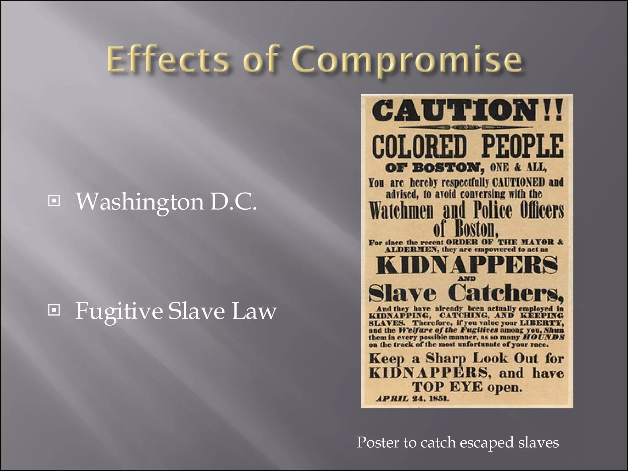 Compromise of 1850 | PPT
