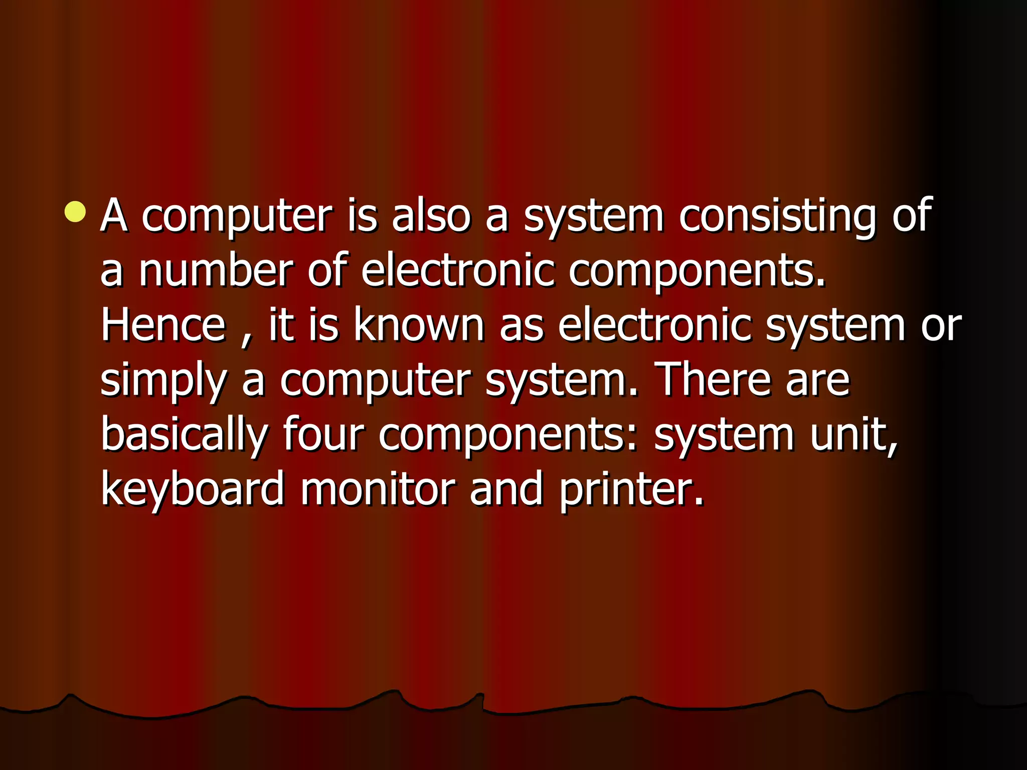 The Computer System | PPT
