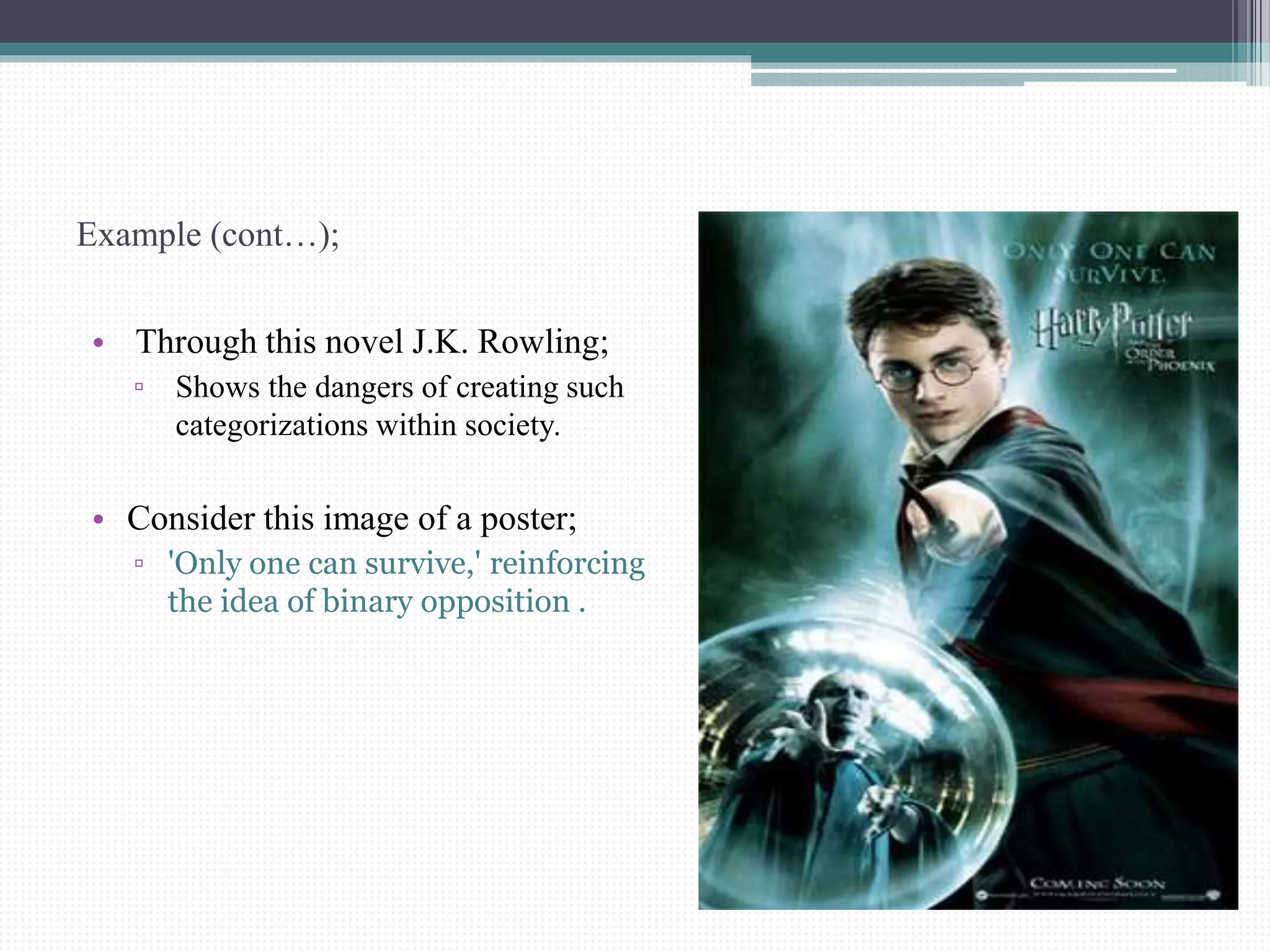 The Concept of Binary Opposition | PPTX