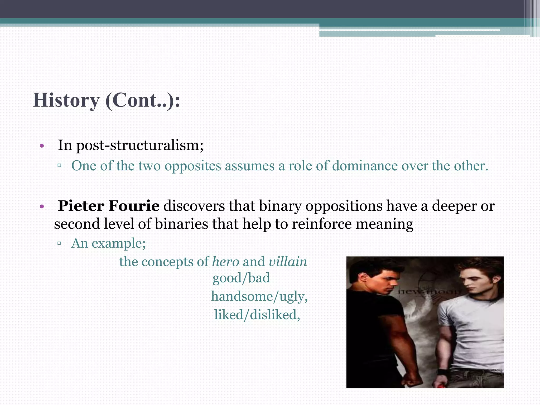 The Concept of Binary Opposition | PPTX