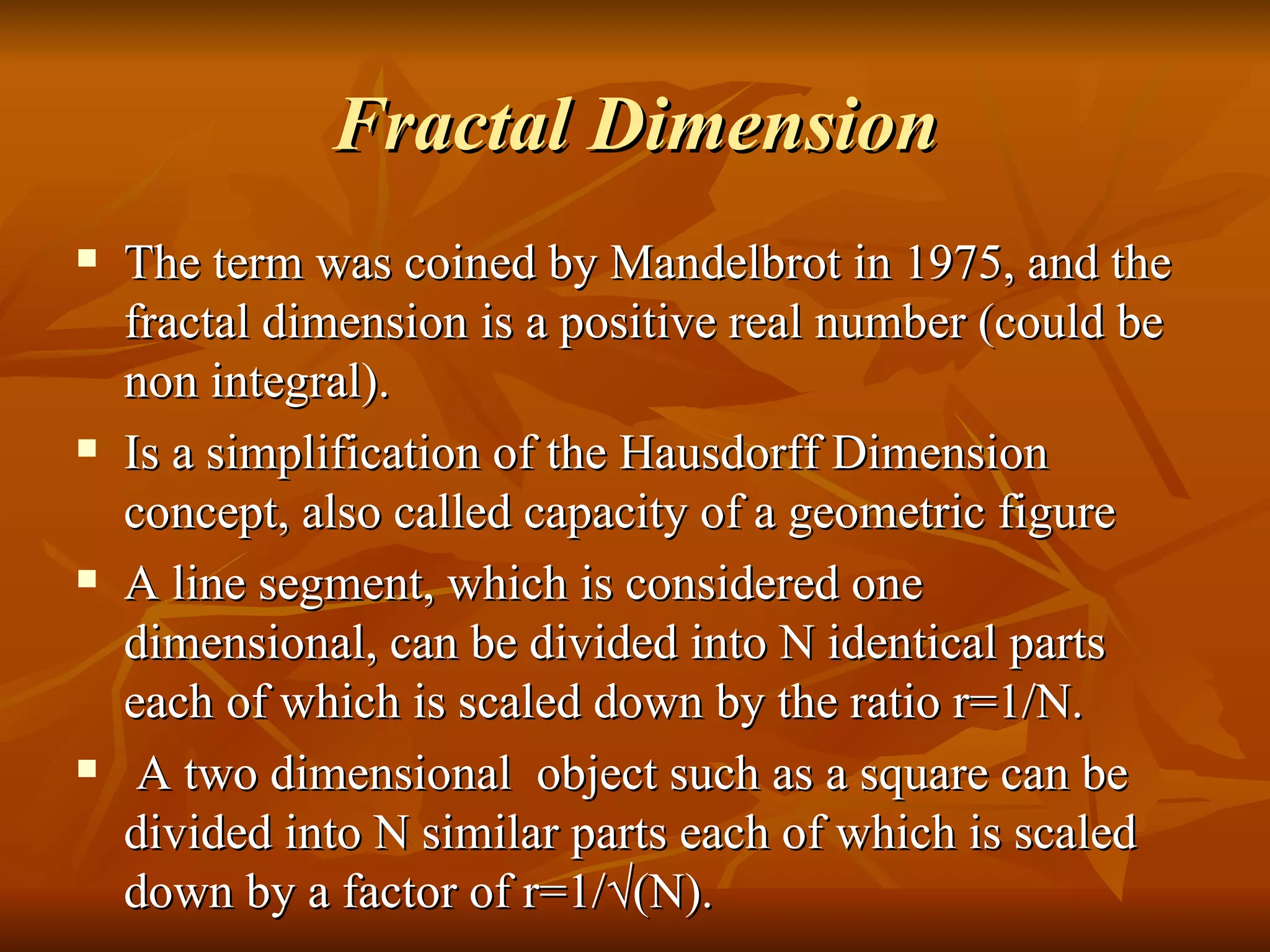 The Concept of Dimension | PPT | Free Download