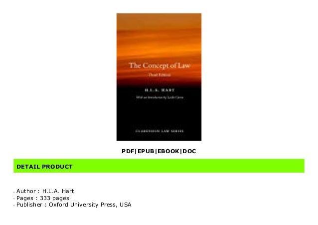 hla hart the concept of law publisher