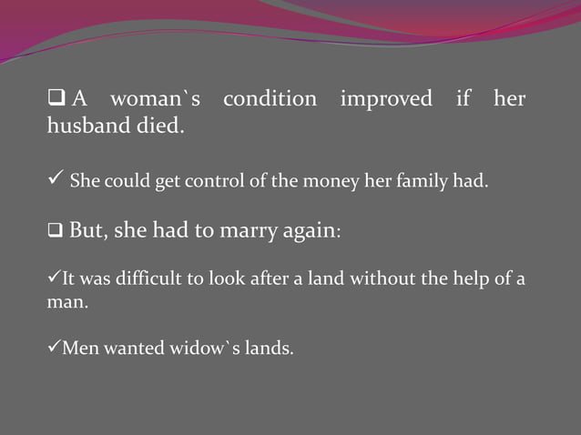 The condition-of-women-in-the-middle-ages- | PPSX