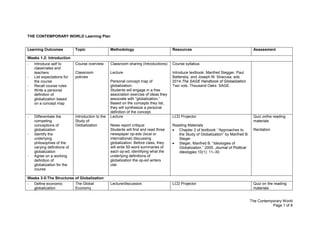 The contemporary-world (1) | PDF