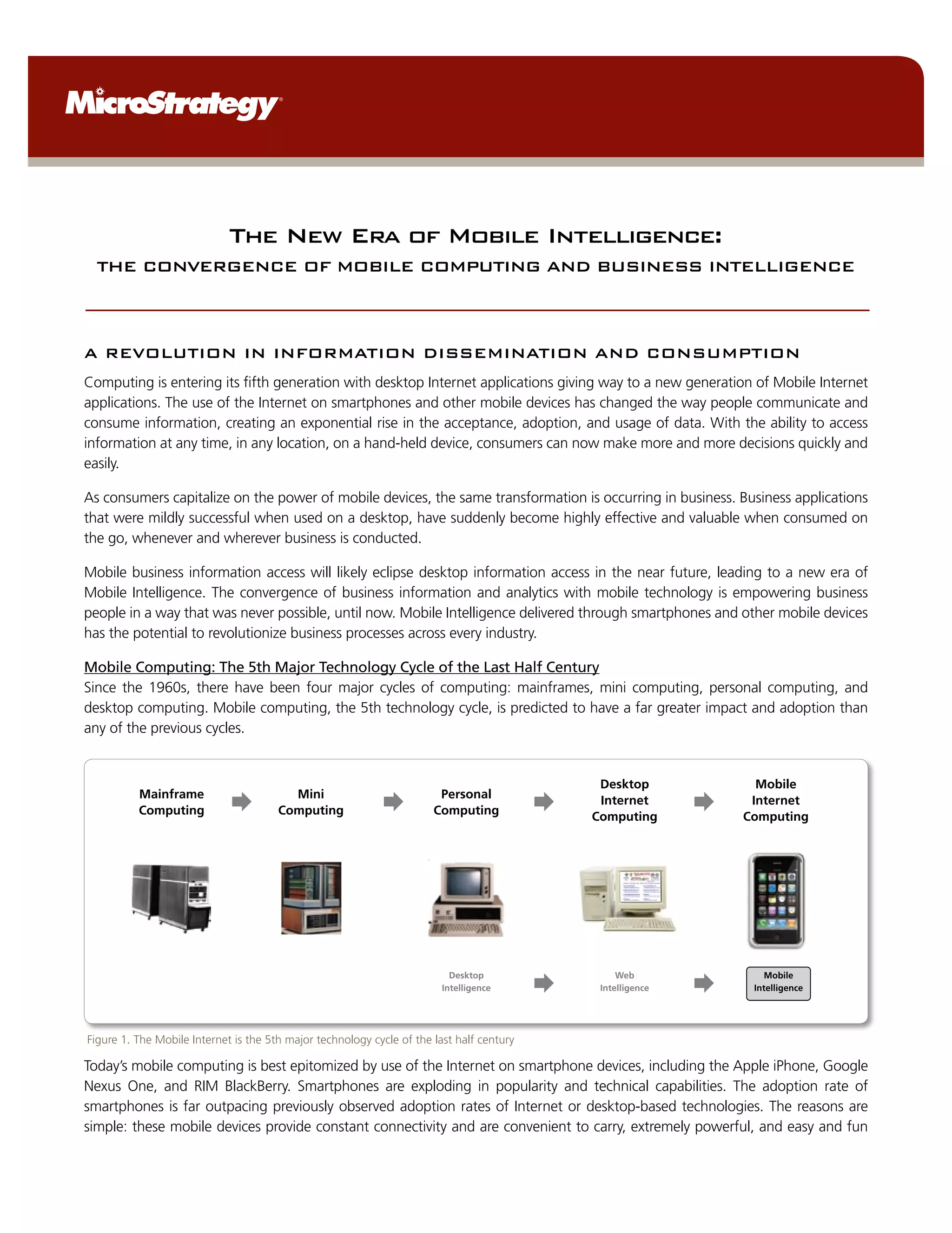 Mobile Intelligence: What to know | PDF