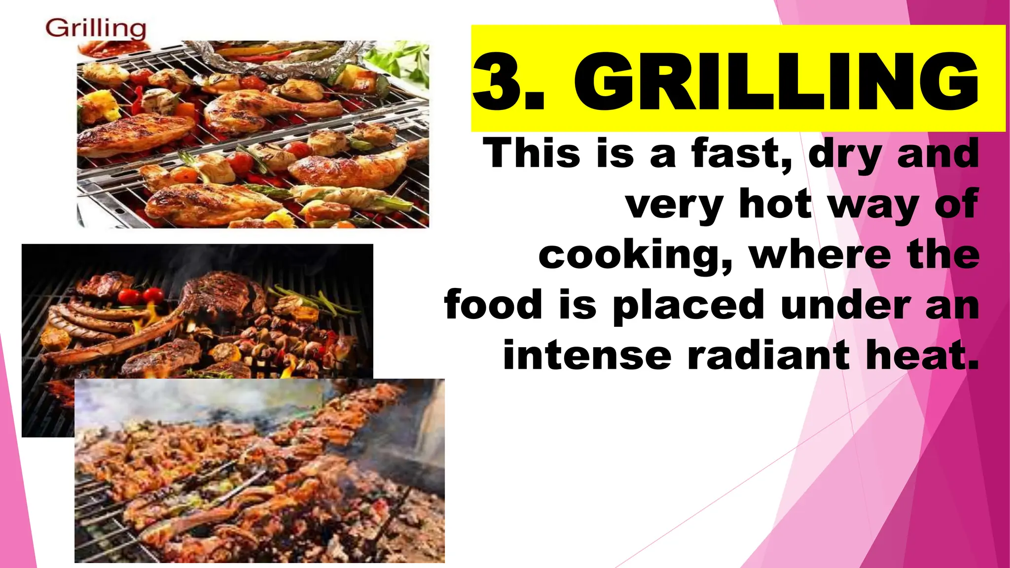 THE-COOKING-METHODS-2 Food Selection, Preparation and Nutrition | PPTX