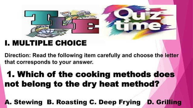 THE-COOKING-METHODS-2 Food Selection, Preparation and Nutrition | PPTX ...