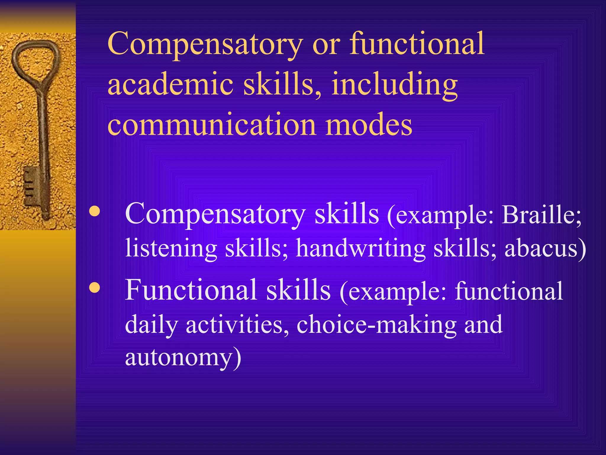 The Core Curriculum for Blind and Visually Impaired Children and Youths ...