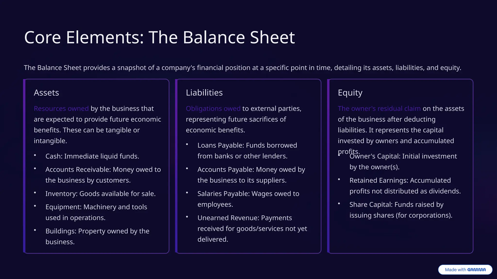 The Core-Elements of Accounting and financial management | PPTX