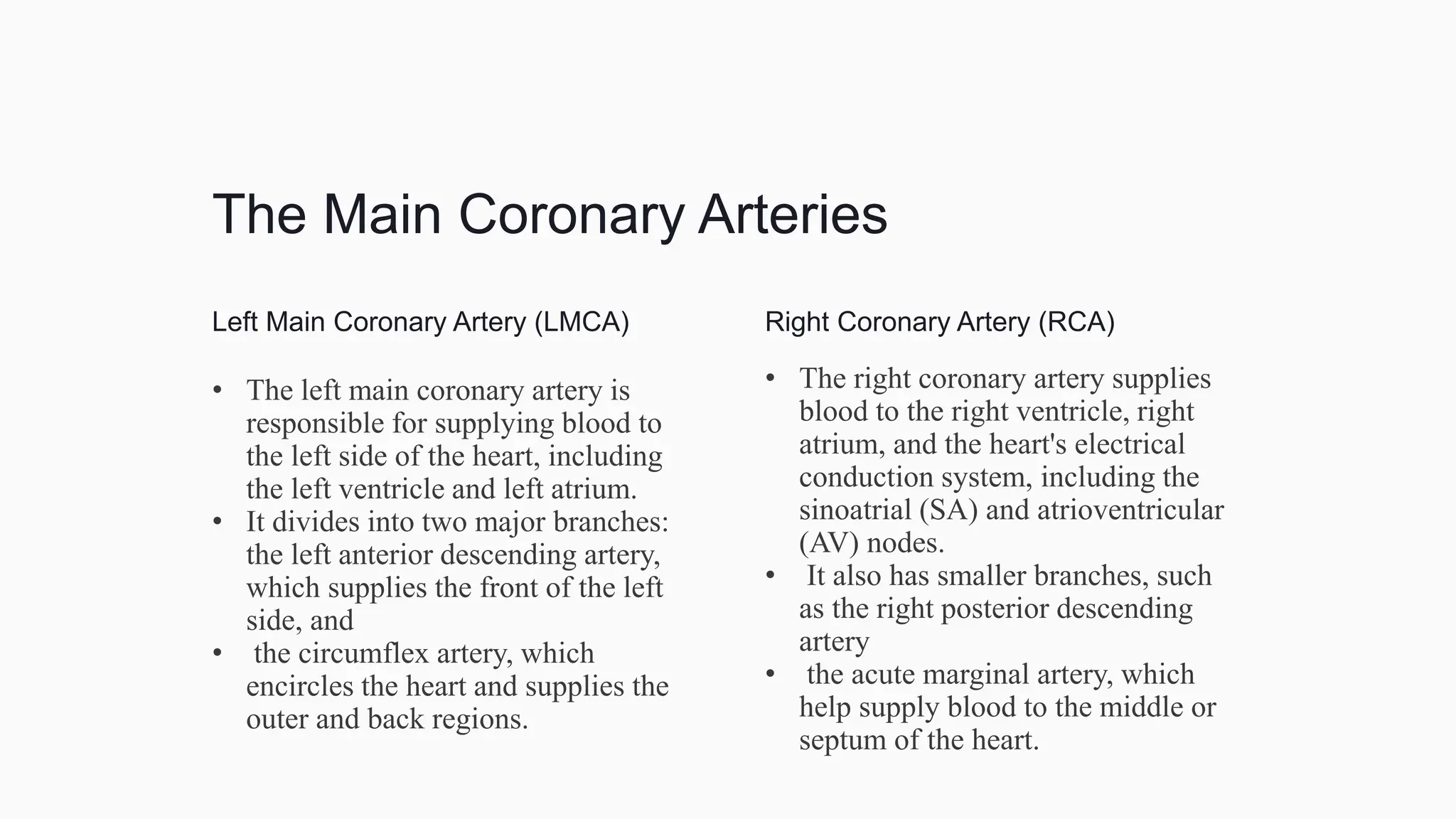Then Coronary circulation and its branches | PPTX
