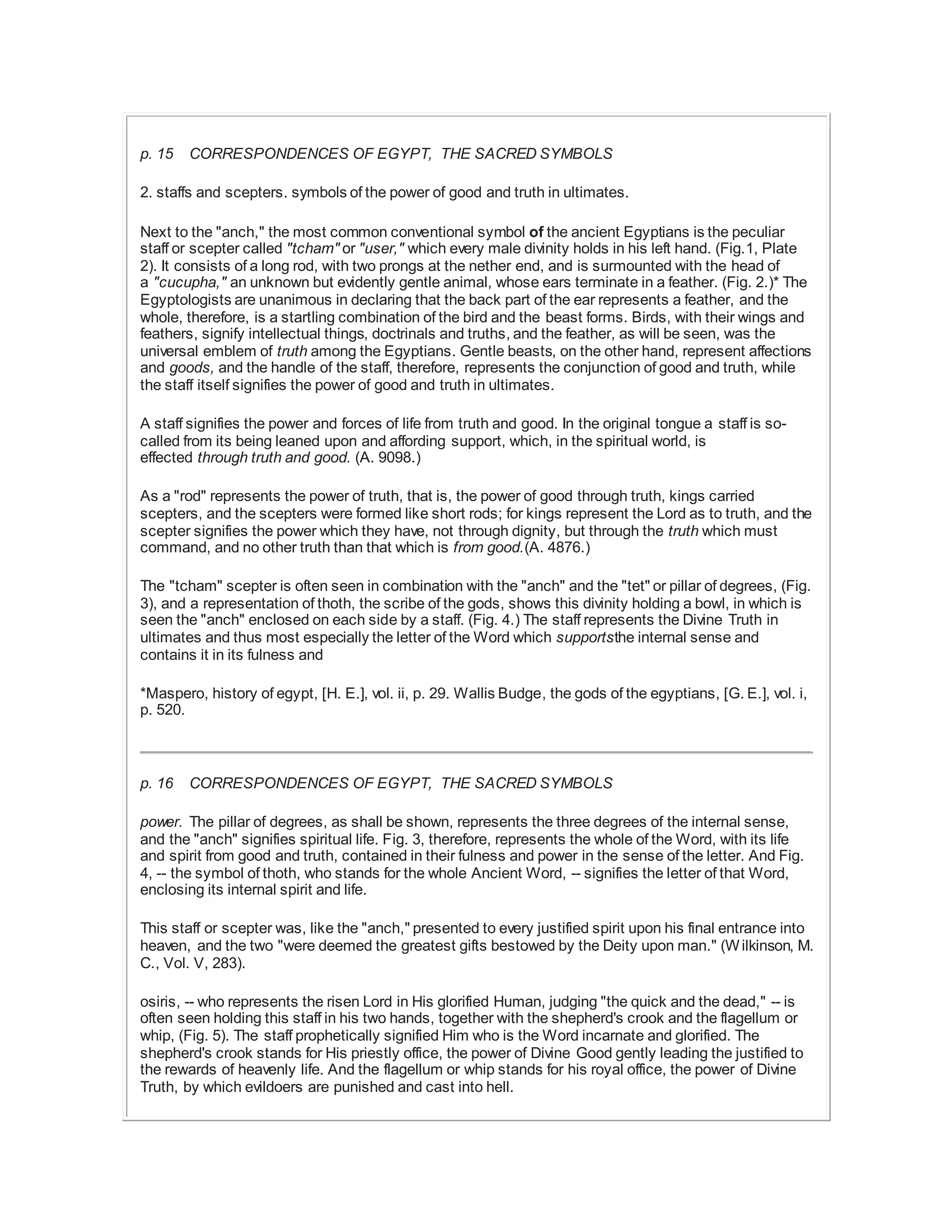 The correspondences of egypt . | DOCX