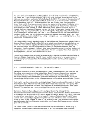 The correspondences of egypt . | DOCX