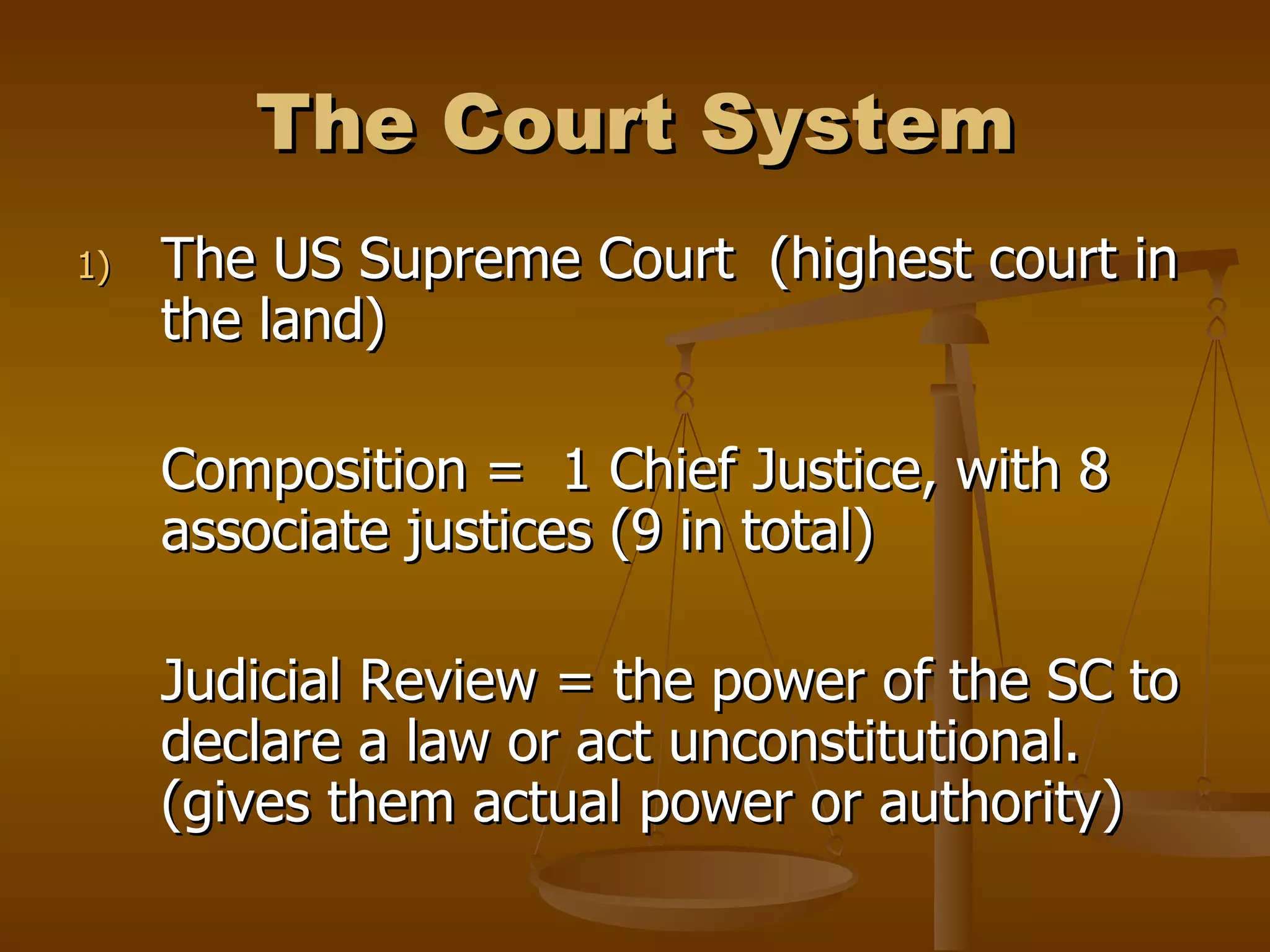 The Court System | PPT