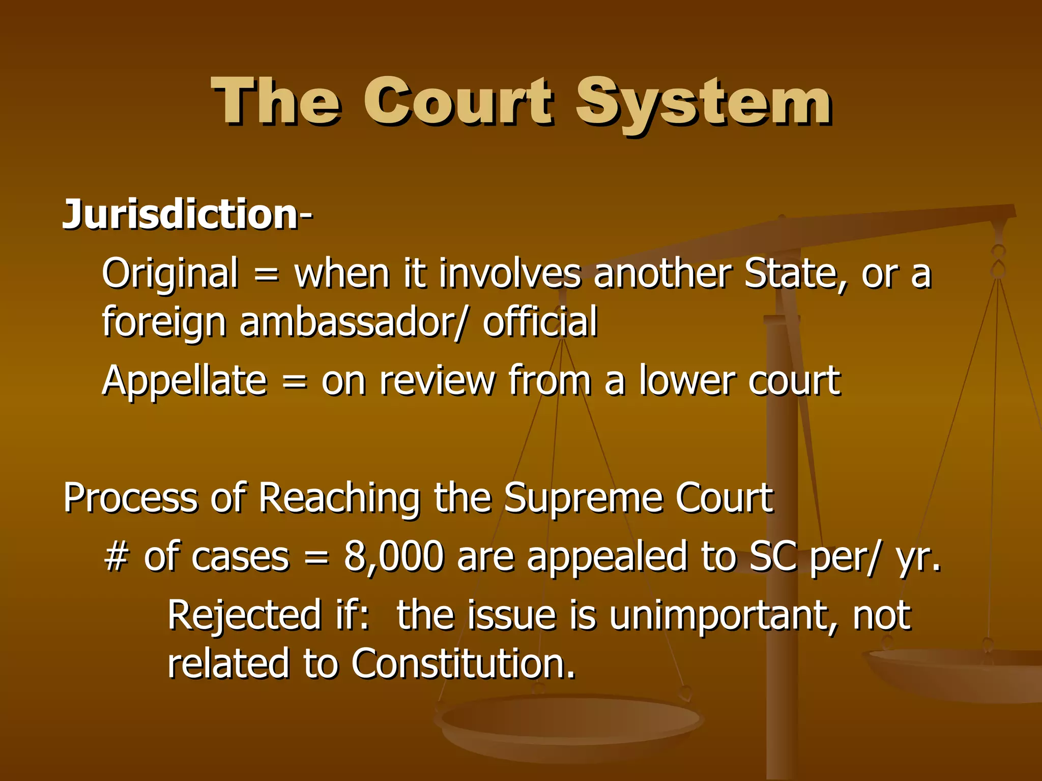 The Court System | PPT