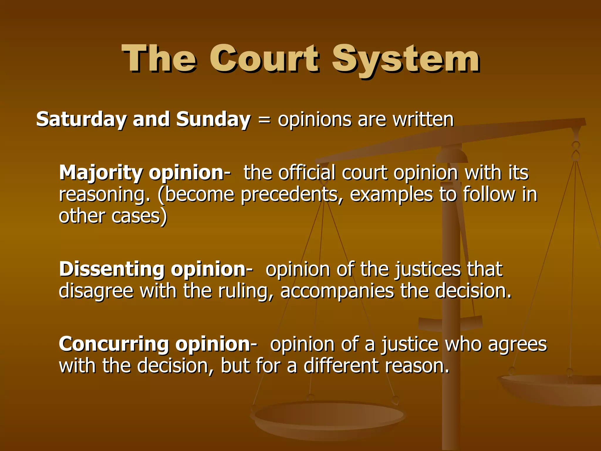 The Court System | PPT