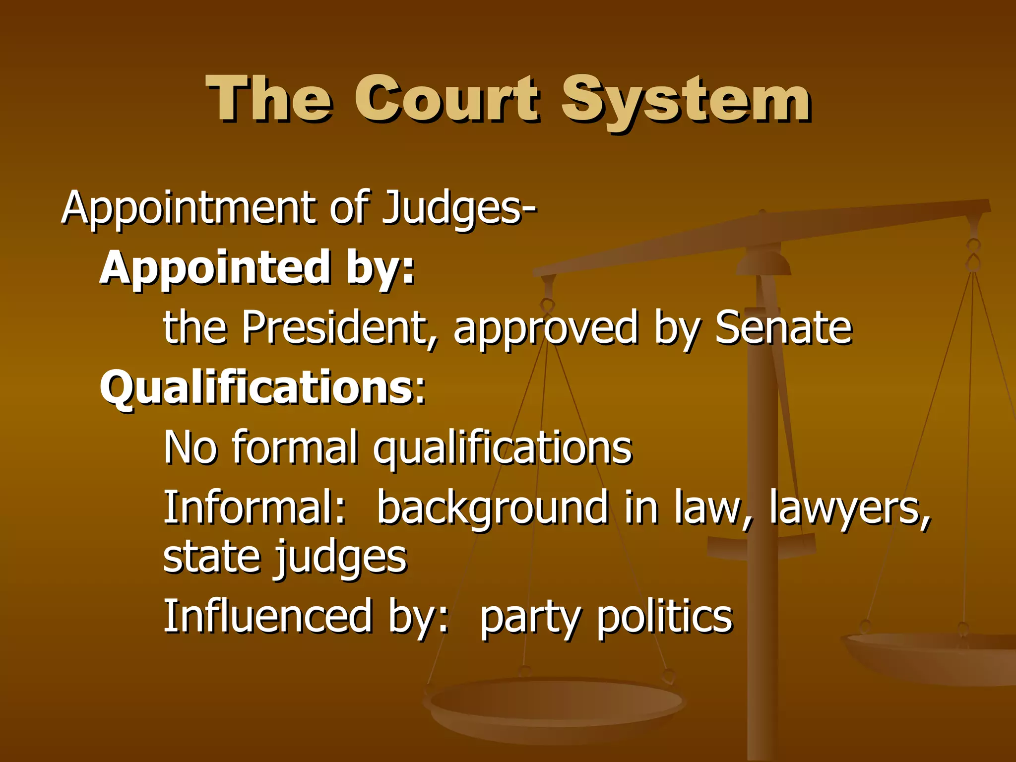 The Court System | PPT