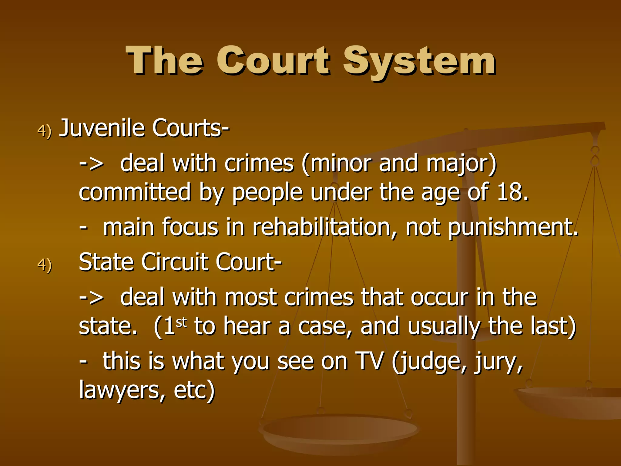 The Court System | PPT