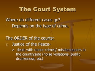 The Court System | PPT